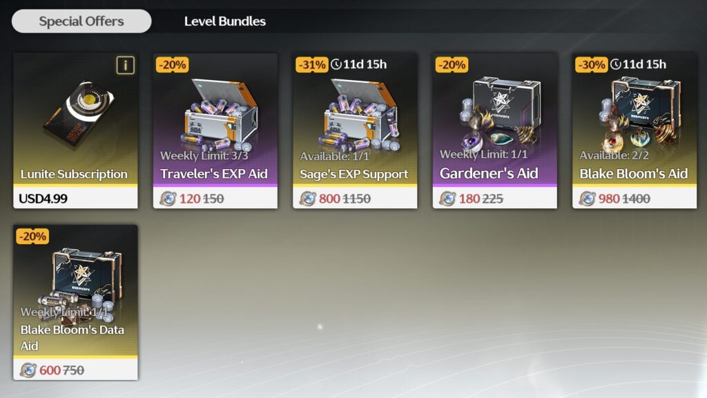 Bundle Offers in Wuthering Waves | Wuthering Waves