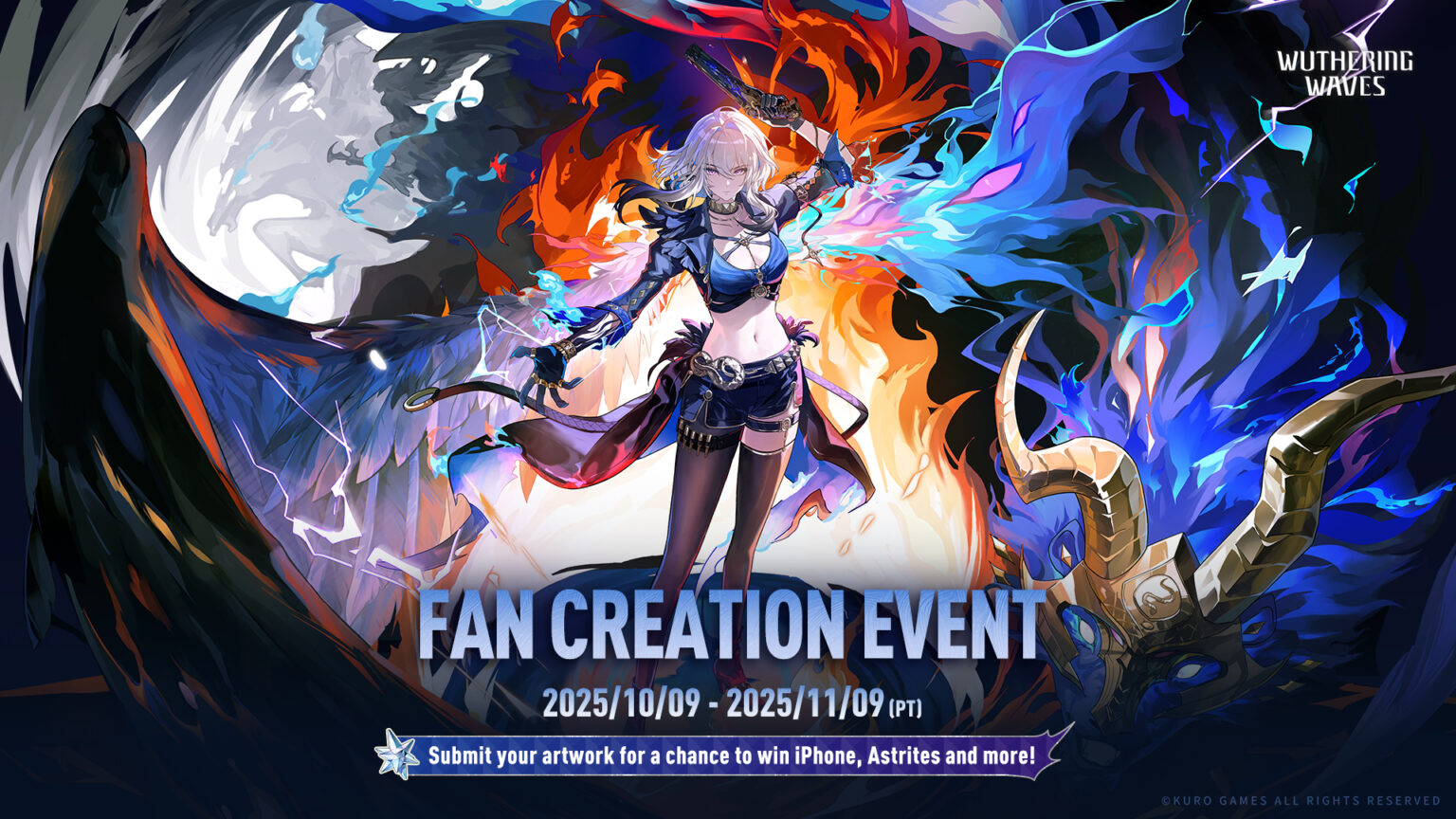 Wuthering Waves Fan Creation Event "Dawn Breaks on Dark Tides" is now ...