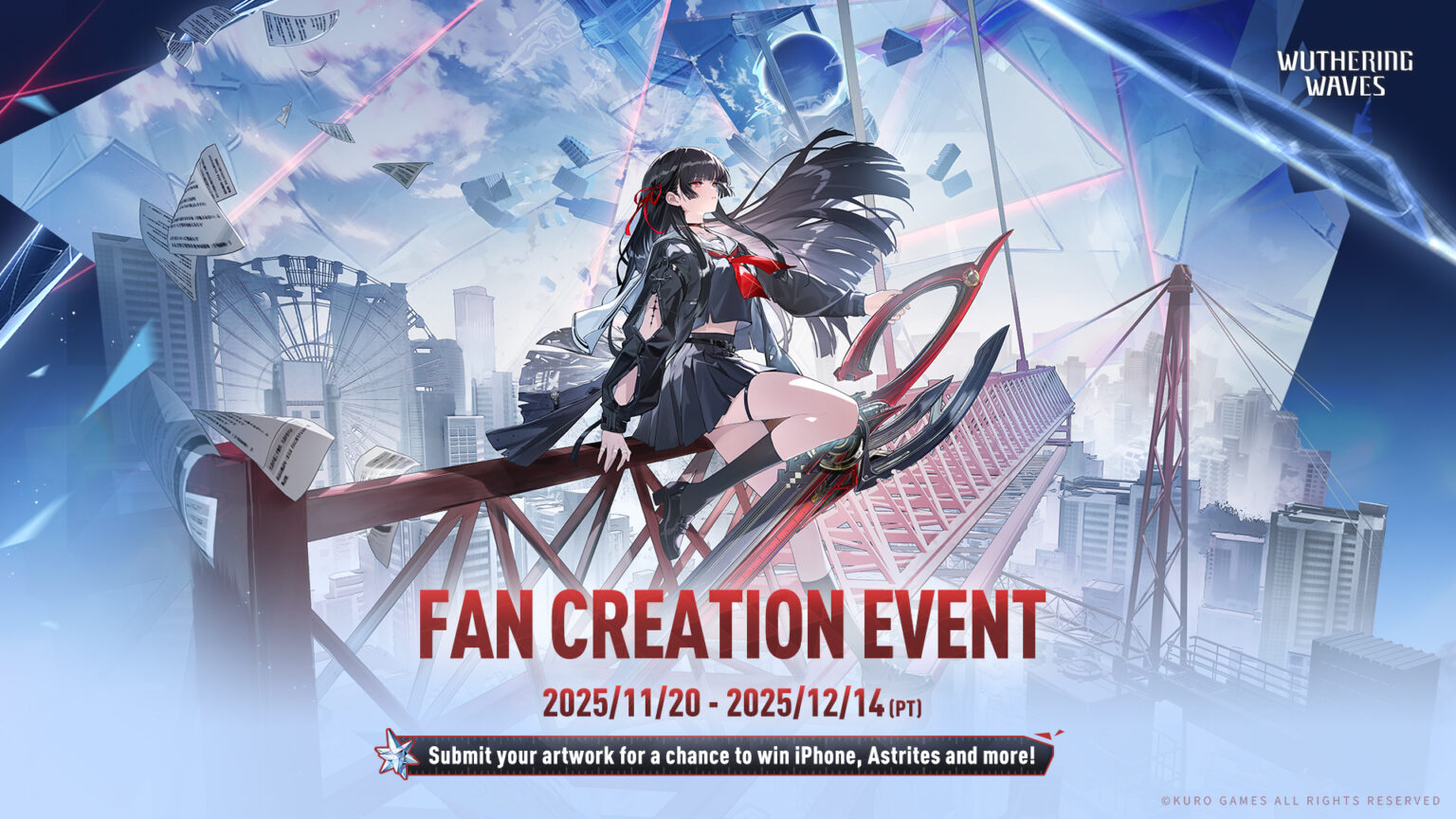 Wuthering Waves Fan Creation Event "To the City Set in Amber" is now ...